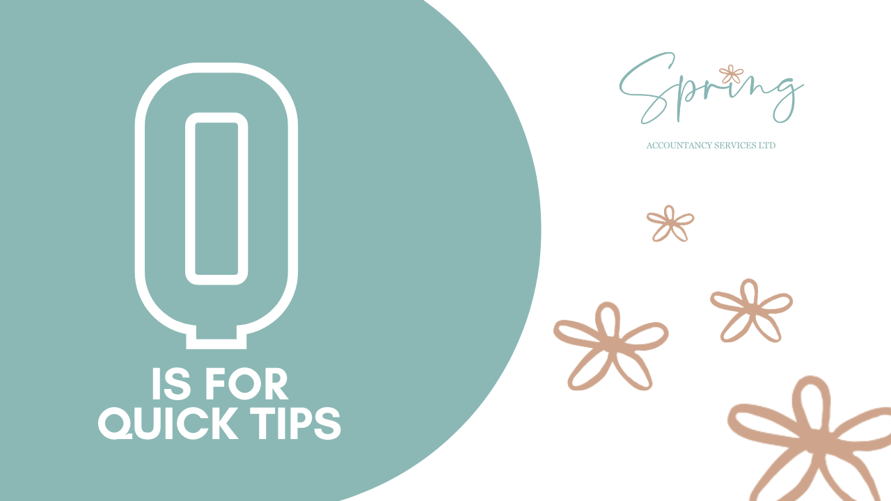 Q is for Quick and Easy Tips to Level Up Your Small Business Finances ...